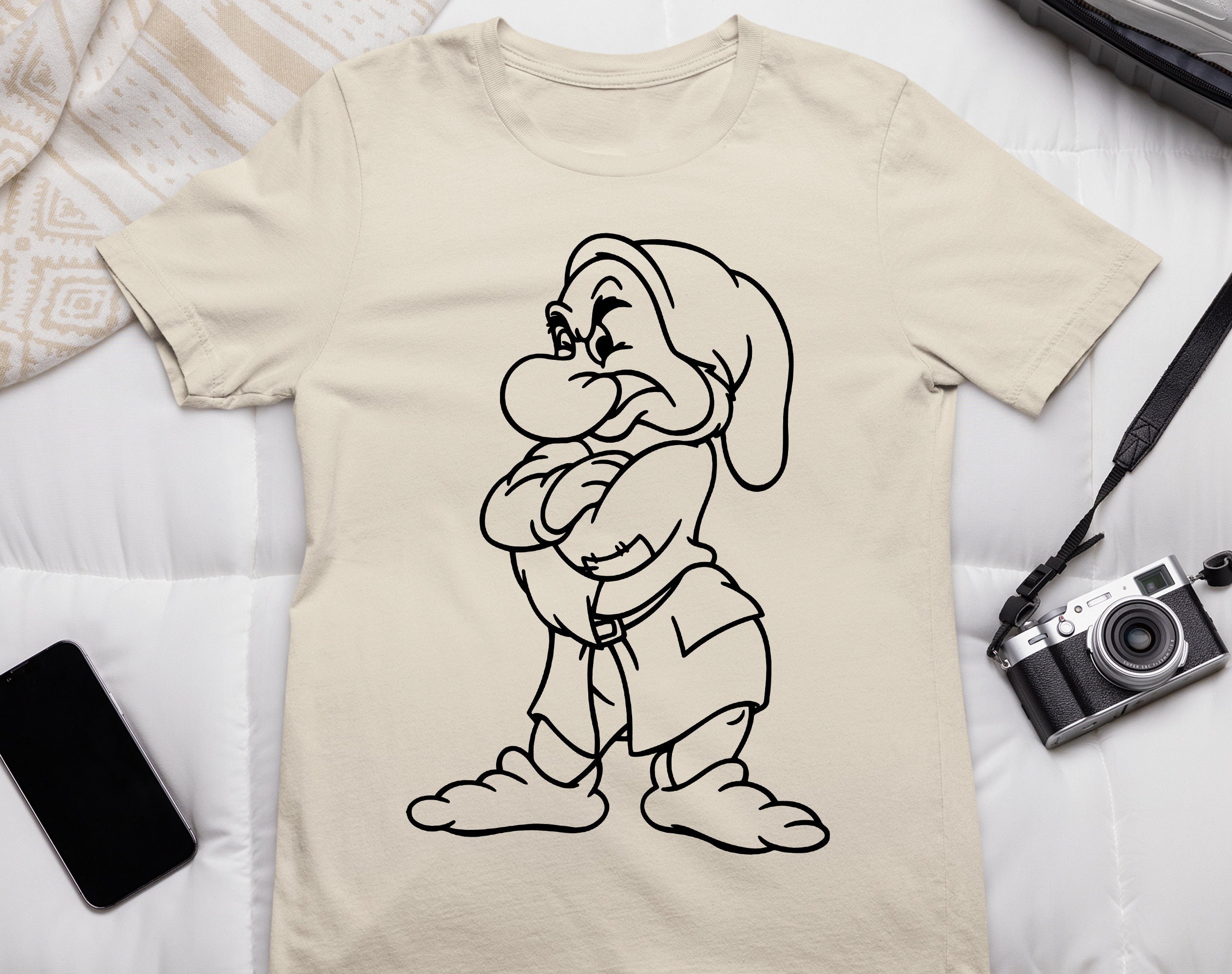 Grumpy Dwarf, Seven Dwarfs SVG PNG Family Vacation Svg, Family Trip Svg ...