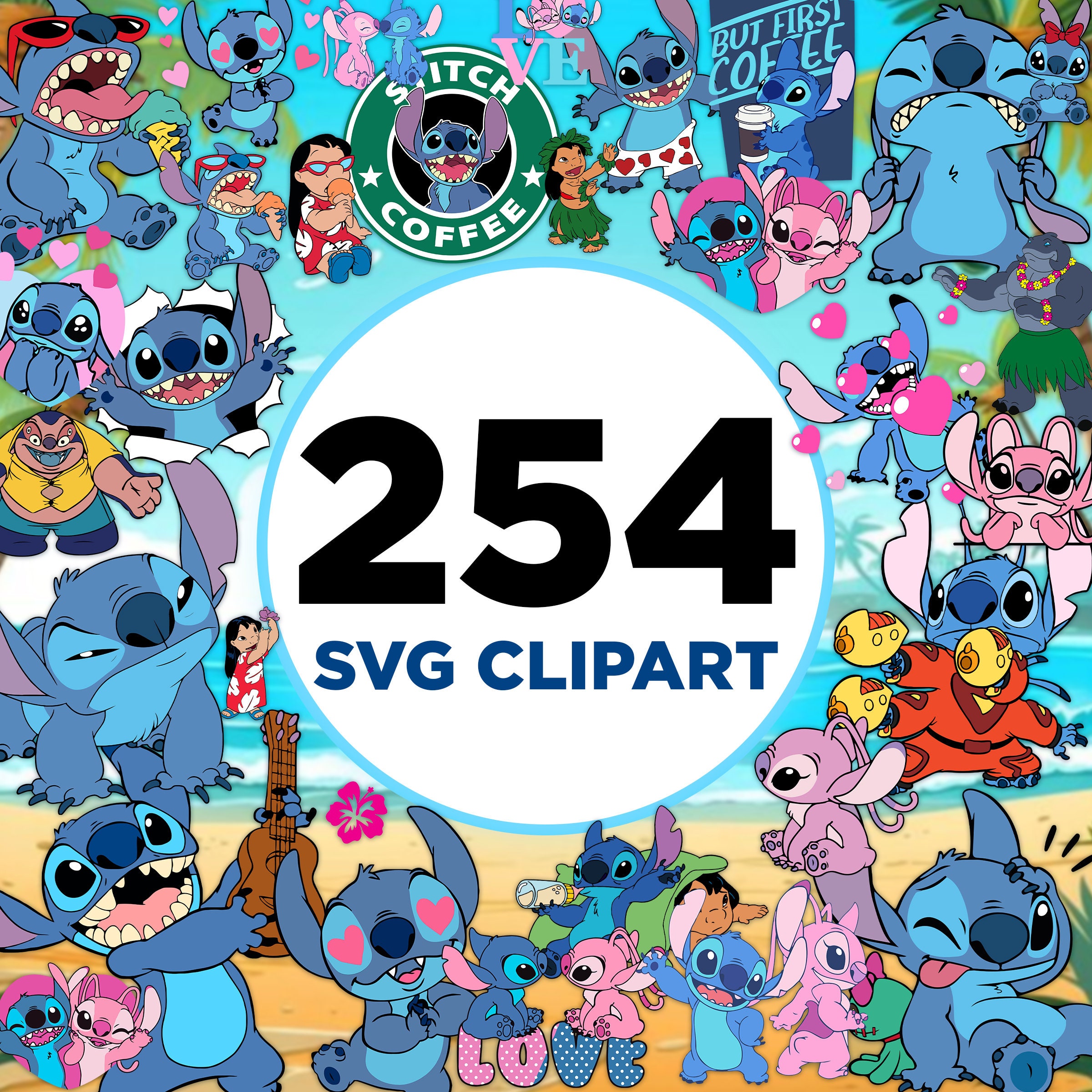 Mega Bundle Stitch Svg, Stitch Svg, Bundle Clipart Svg, Downloadable ...