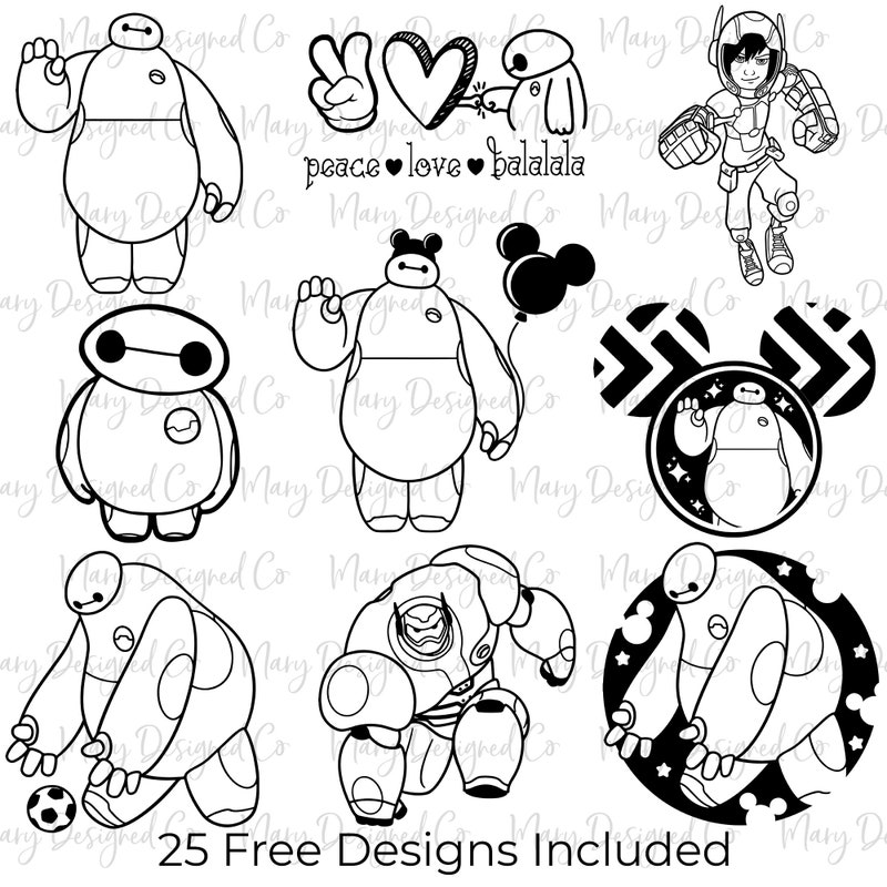Baymax Svg - Etsy