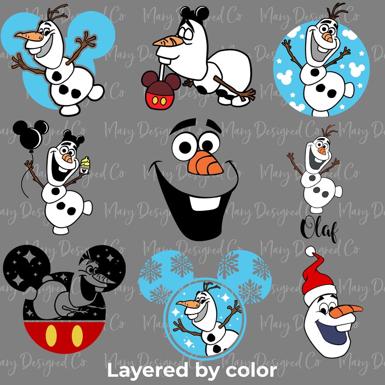 Bundle Olaf Vector Svg, Frozen Svg, Family Trip, Family Vacation Svg ...