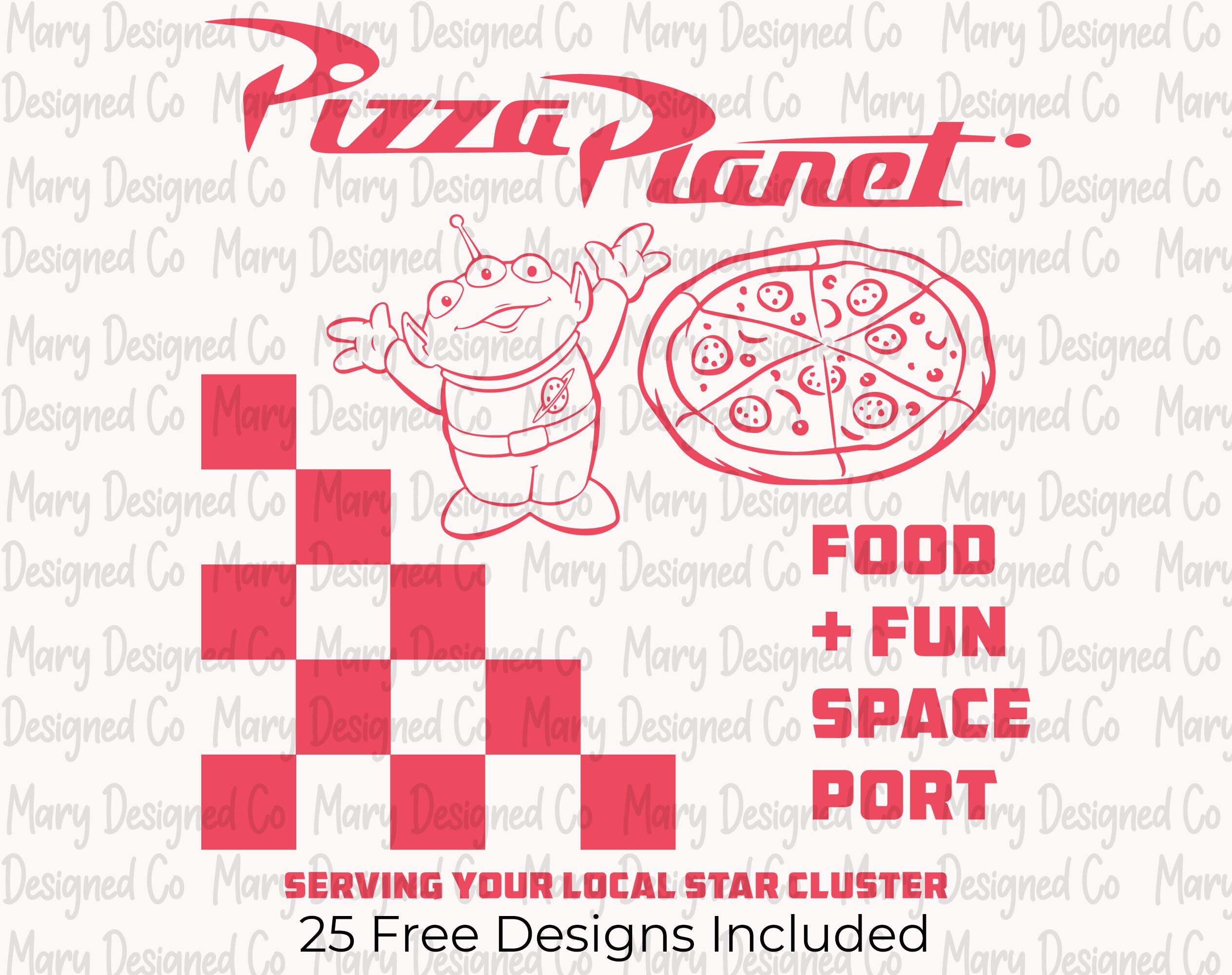 Pizza Planet Svg, Toy Story SVG, Magic Kingdom SVG, Magical Kingdom ...