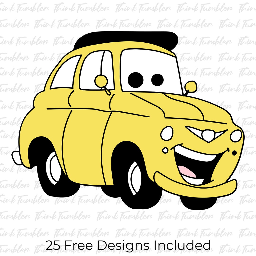 Cars Mater, Cars Clipart, Cars Svg Bundle, Cars Downloadable, Cars ...