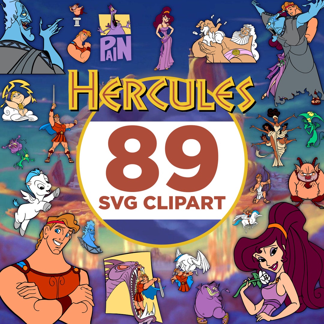 Svg Bundle Hercules, Hercules Clipart, Hercules SVG, Pegasus Png ...