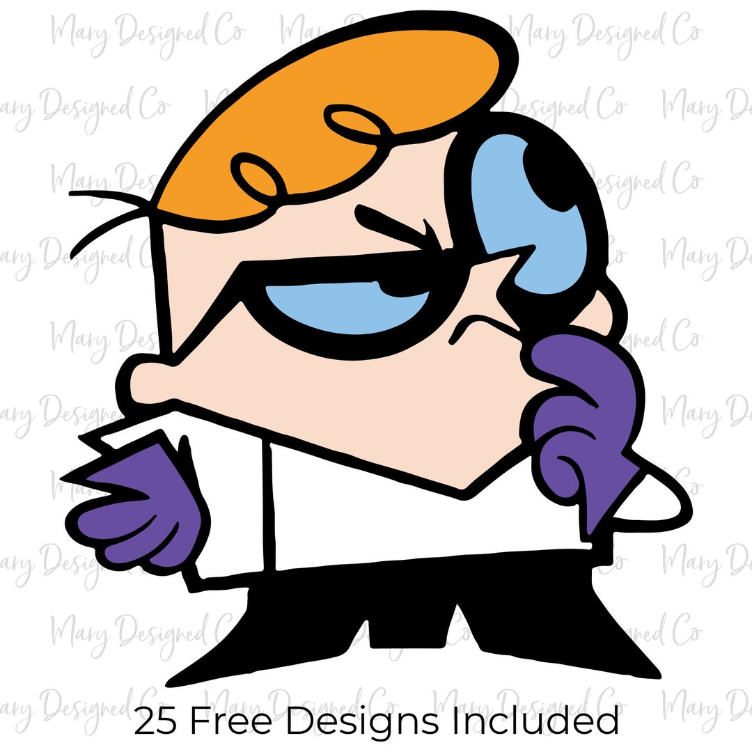 Classic Cartoon Svg, Dexter Svg, T-shirt Svg, Cutting File, Sublimation ...