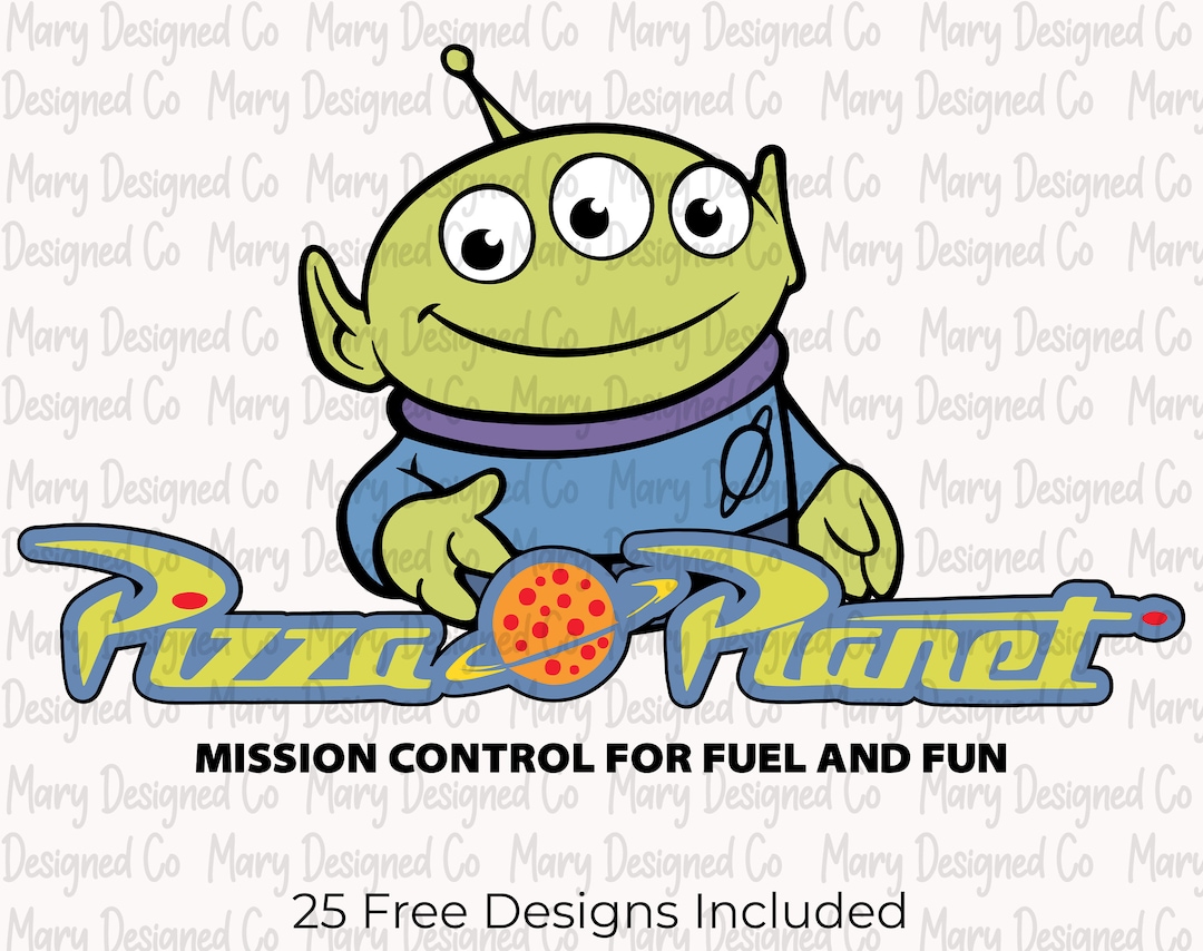 Pizza Planet Svg, Toy Story SVG, Magic Kingdom SVG, Magical Kingdom ...