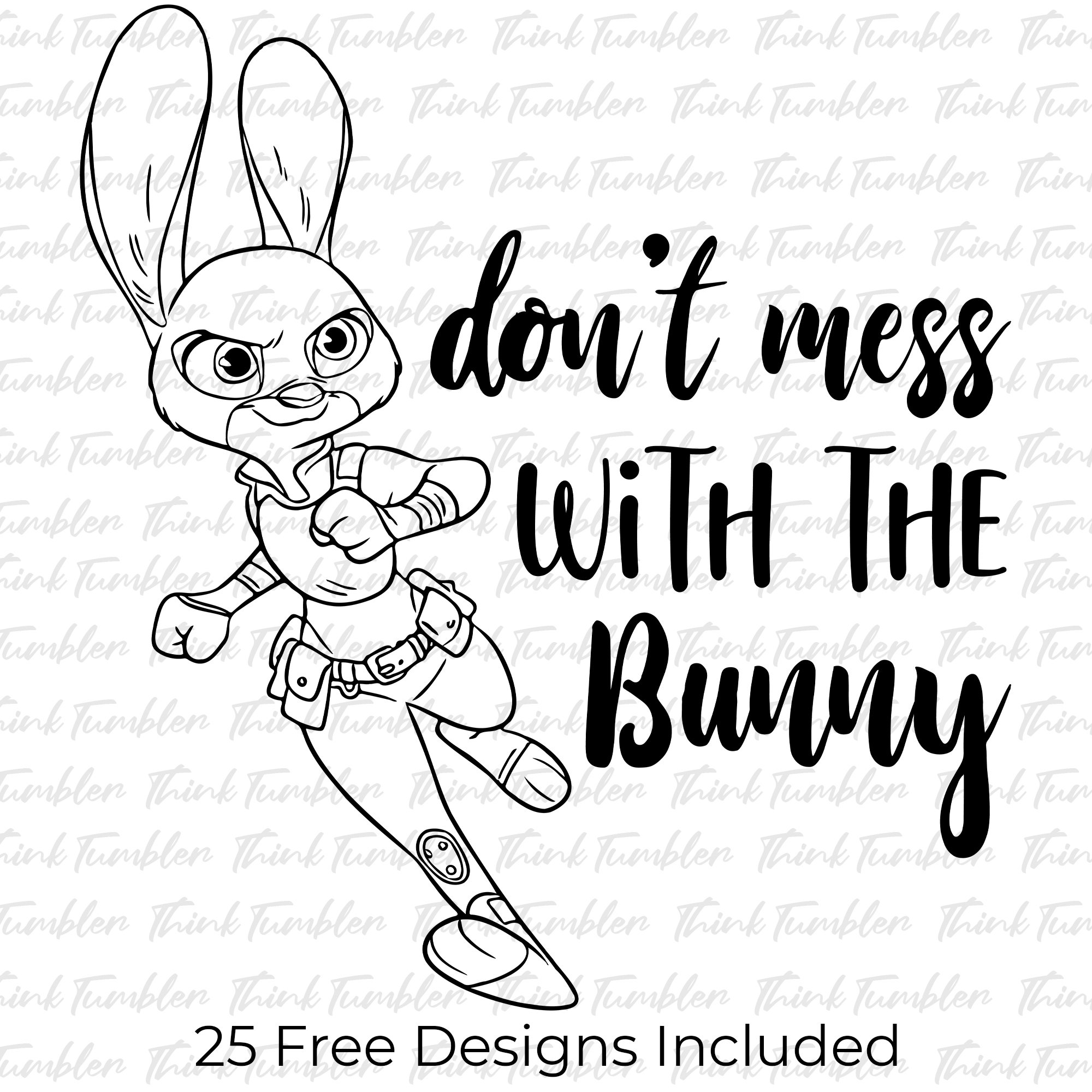 Bundle Judy Svg, Don't Miss With the Bunny, Zootopia Svg, Family Trip ...