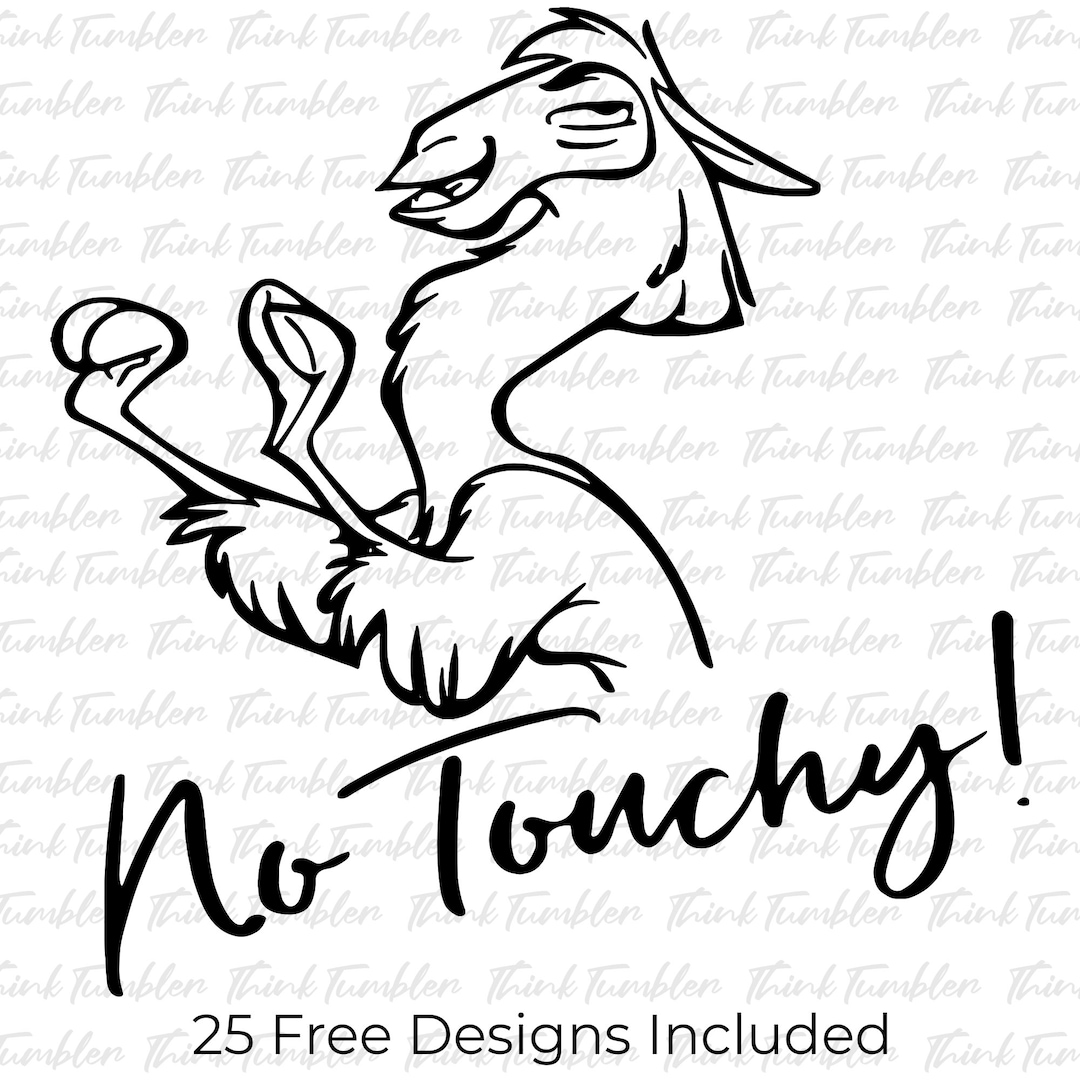 No Touchy, Kuzco Llama Svg, the Emperor's New Groove SVG, Family ...