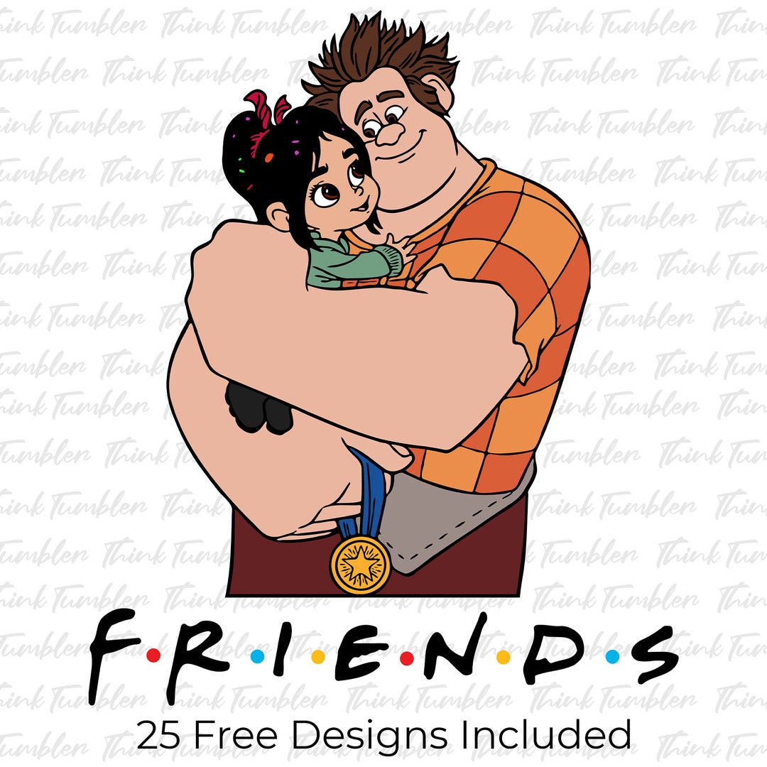 Vector Wreck It Ralph Svg, Friends Svg, Family Squad Svg, Friend Squad ...
