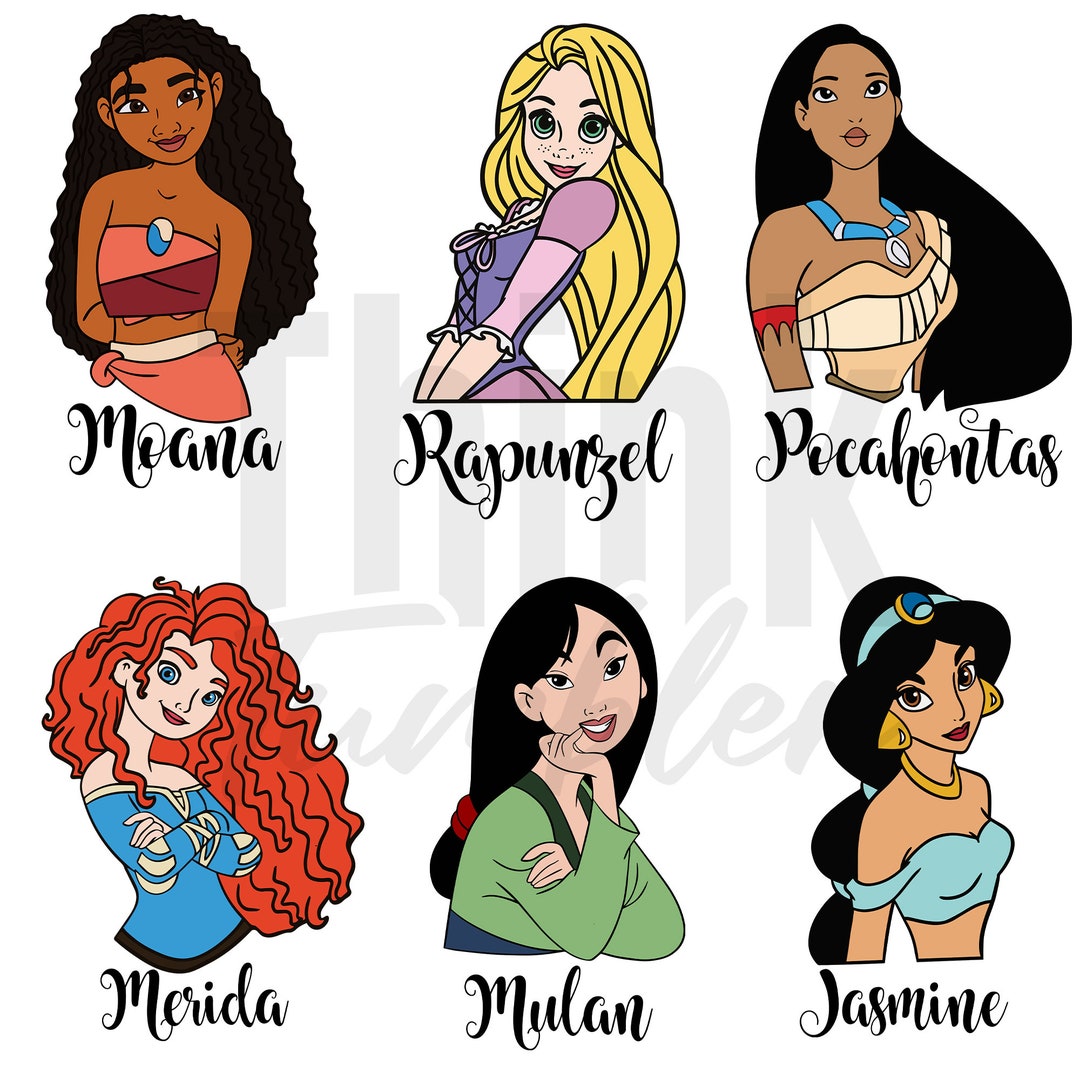 Bundle Vector Princesses Svg, Family Trip, Family Vacation Svg, Family ...