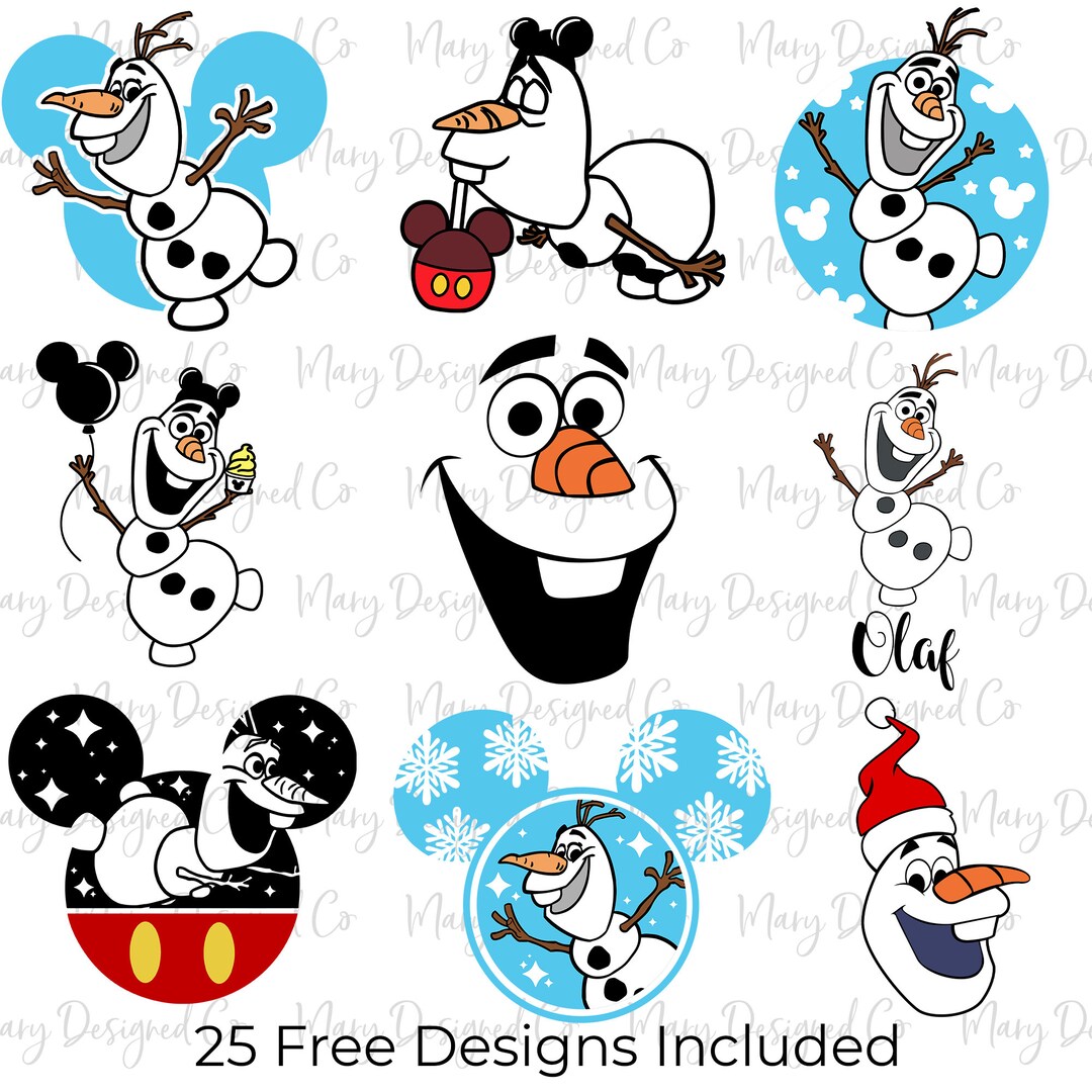 Bundle Olaf Vector Svg, Frozen Svg, Family Trip, Family Vacation Svg ...