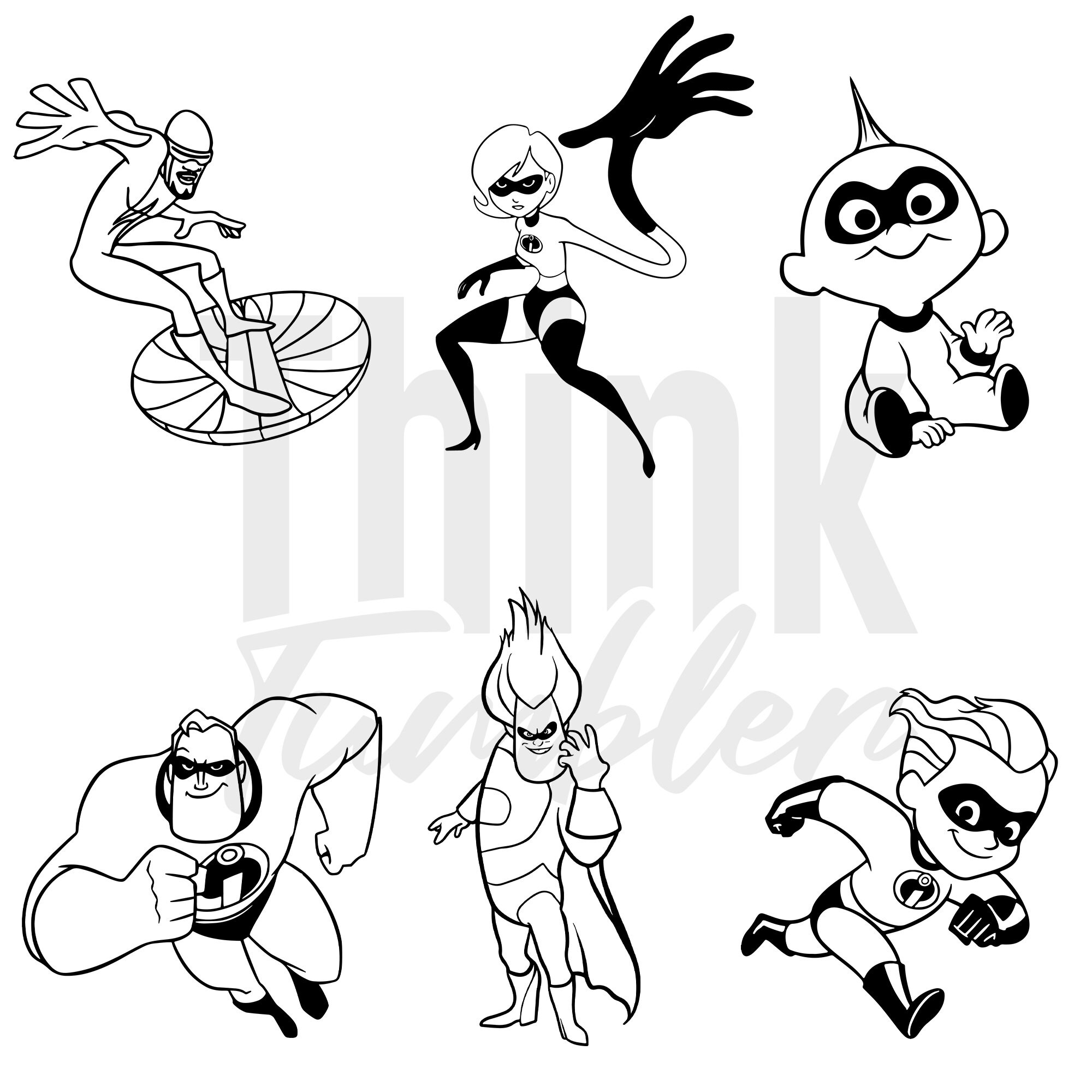 Bundle Vector Incredibles Svg, Family Trip, Family Vacation Svg, Family ...