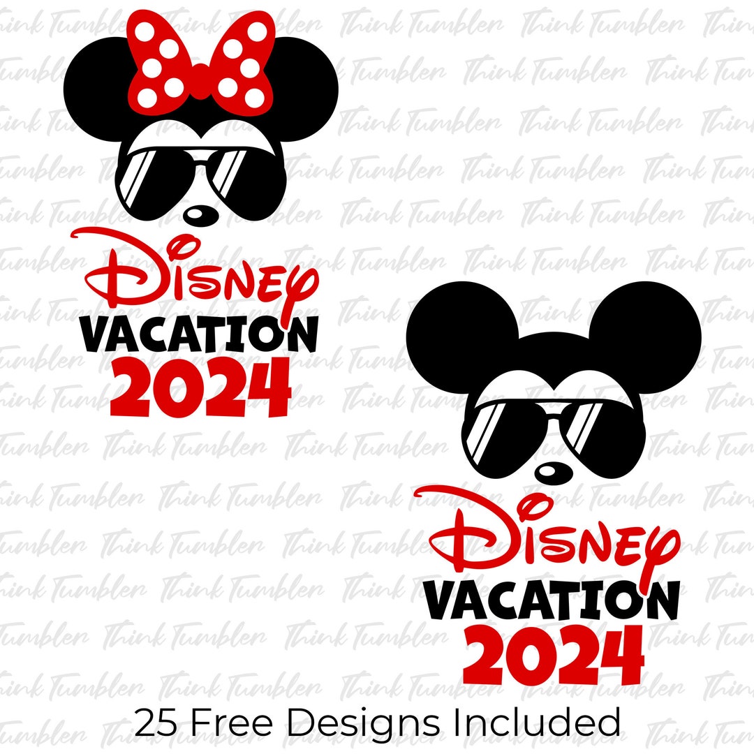 Bundle Vacation Mouse 2024 Svg, Family Trip, Family Vacation Svg ...
