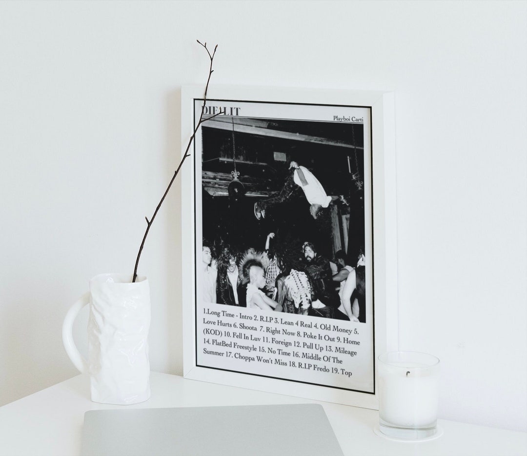 Playboi Carti Die Lit Poster Print Wall Art Music - Etsy
