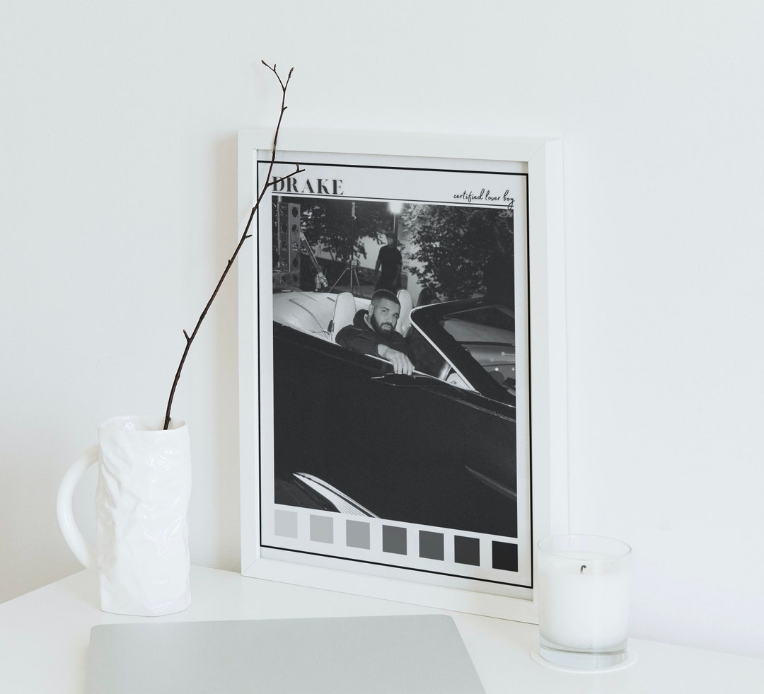 Drake Poster Print Wall Art Rap Music - Etsy