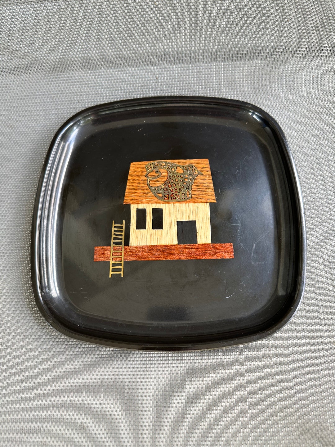 Couroc Giftware Tray-mid Century Made in Monterey CA. Fish House Design ...