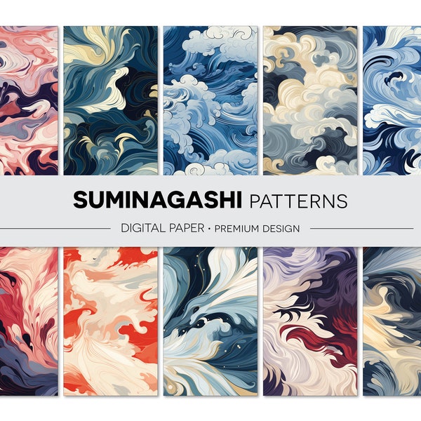 Suminagashi Paper - Etsy