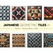 Japanese Geometric Tiles, SEAMLESS JAPANESE Pattern, Japanese Tiles ...