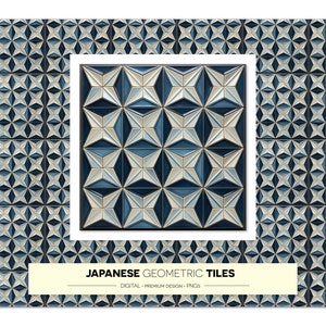 Japanese Geometric Tiles, SEAMLESS JAPANESE Pattern, Japanese Tiles ...