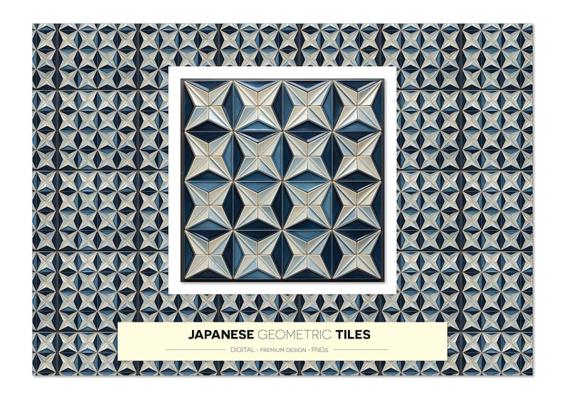 Japanese Geometric Tiles, SEAMLESS JAPANESE Pattern, Japanese Tiles ...