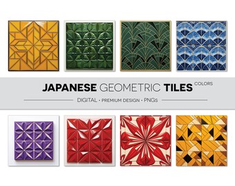 Japanese Geometric Tiles, SEAMLESS JAPANESE Pattern, Japanese Tiles ...