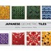 Japanese Geometric Colors Tiles, SEAMLESS JAPANESE Pattern, Japanese ...
