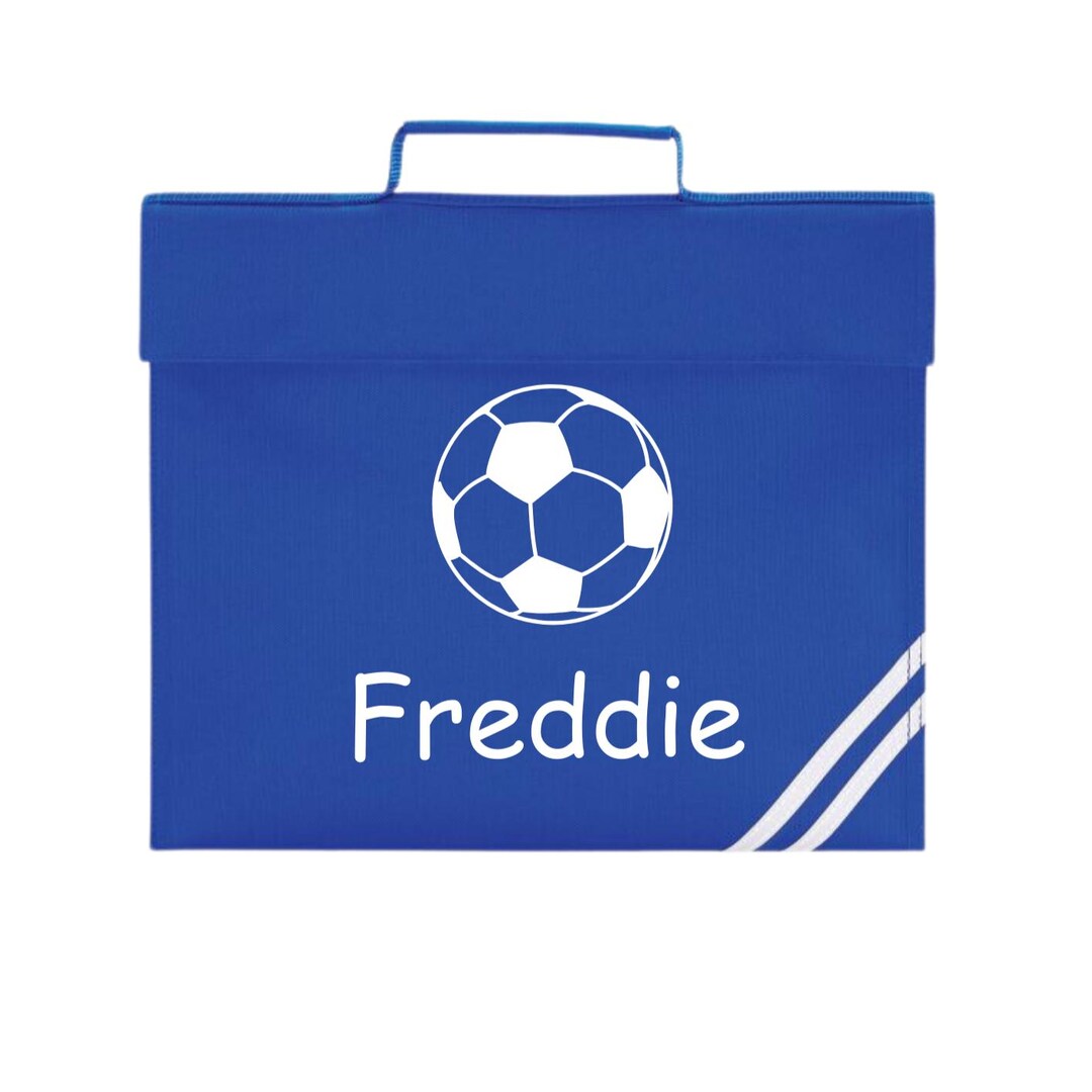 Personalised Book Bag for Football Fan School Book Bag for Boys or ...