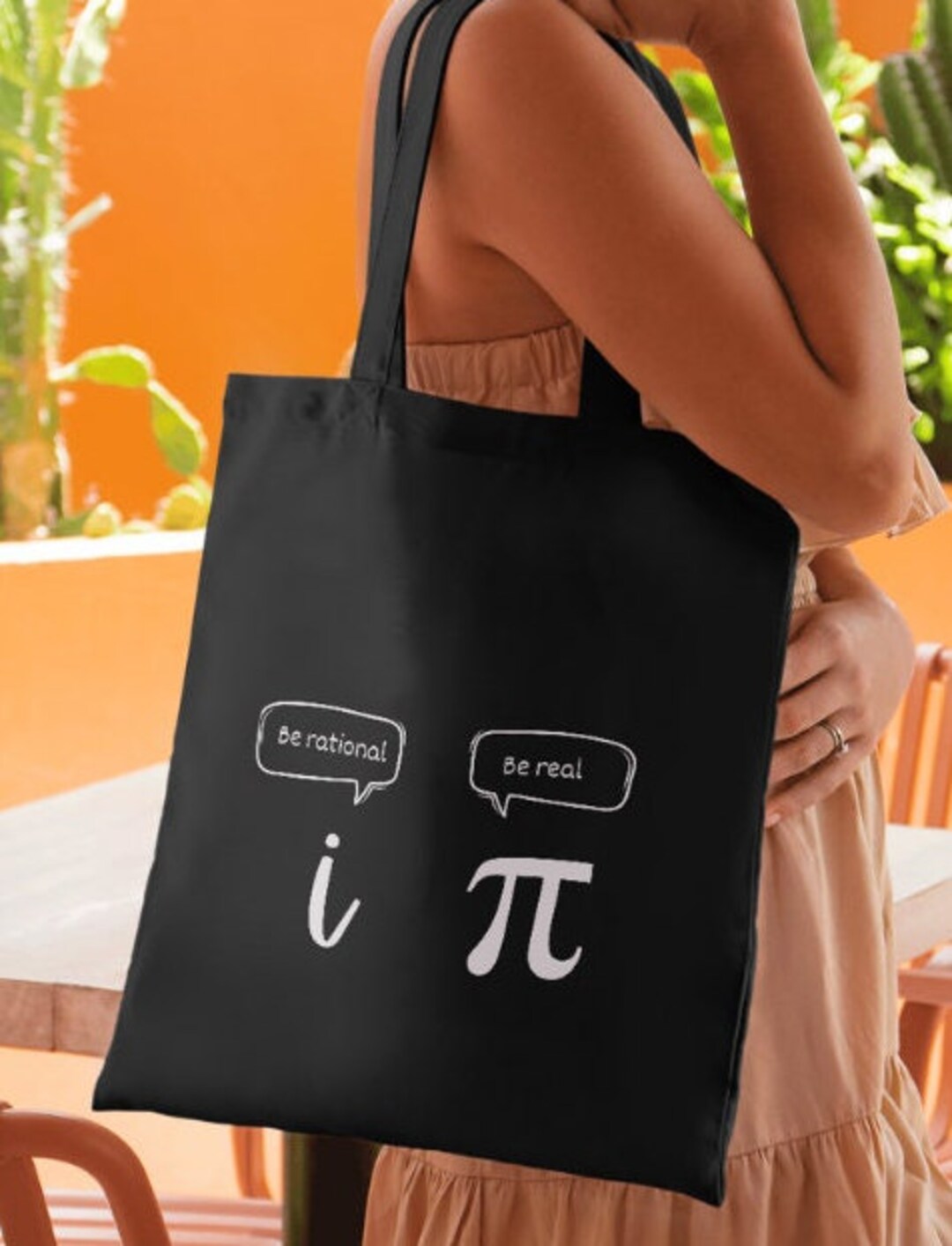 Math Nerd Tote Bag: Be Real, Be Rational – Perfect Quirky Gift - Etsy