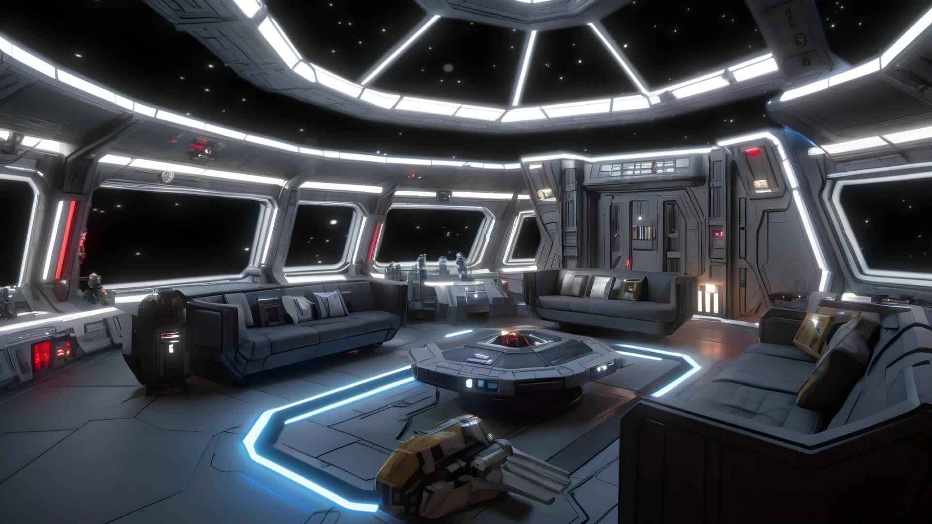 Star Wars Animated Background: Commanding Interstellar Operations From ...