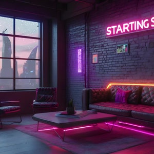 Starting Soon Screen Animated Background - Cyber Comfort: Embrace ...