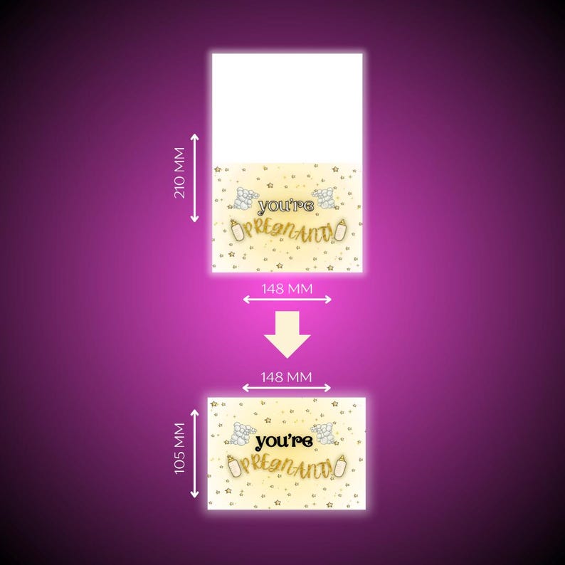 You're Pregnant Card || Cute Maternity Leave Cards, Printable Maternity ...