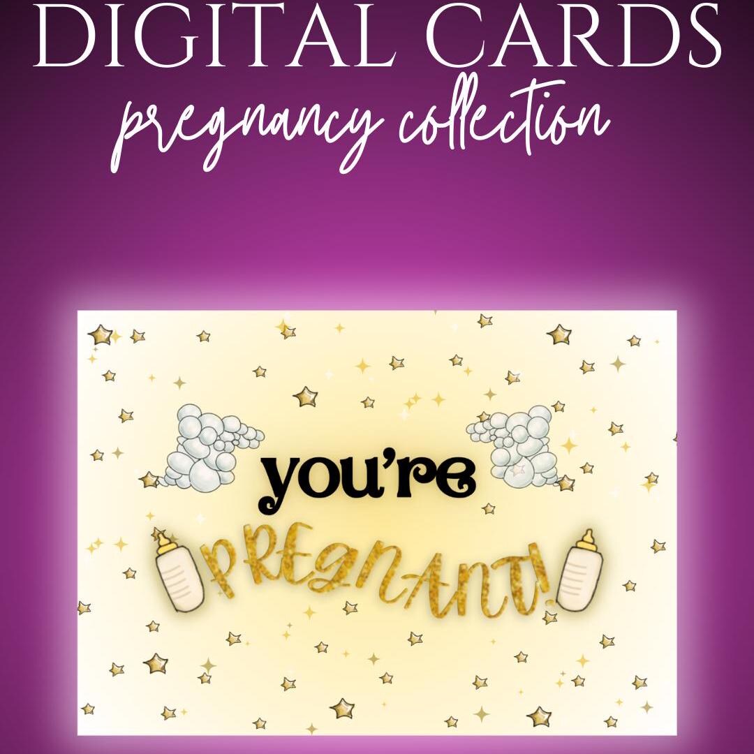 You're Pregnant Card Cute Maternity Leave Cards, Printable Maternity ...