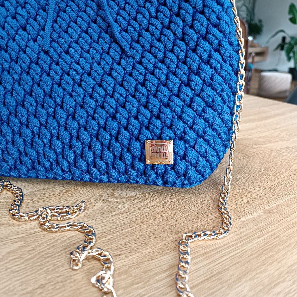 Crochet Cornflower Blue Bag,ladies Purse, Handmade Purse, Lexury Bag ...