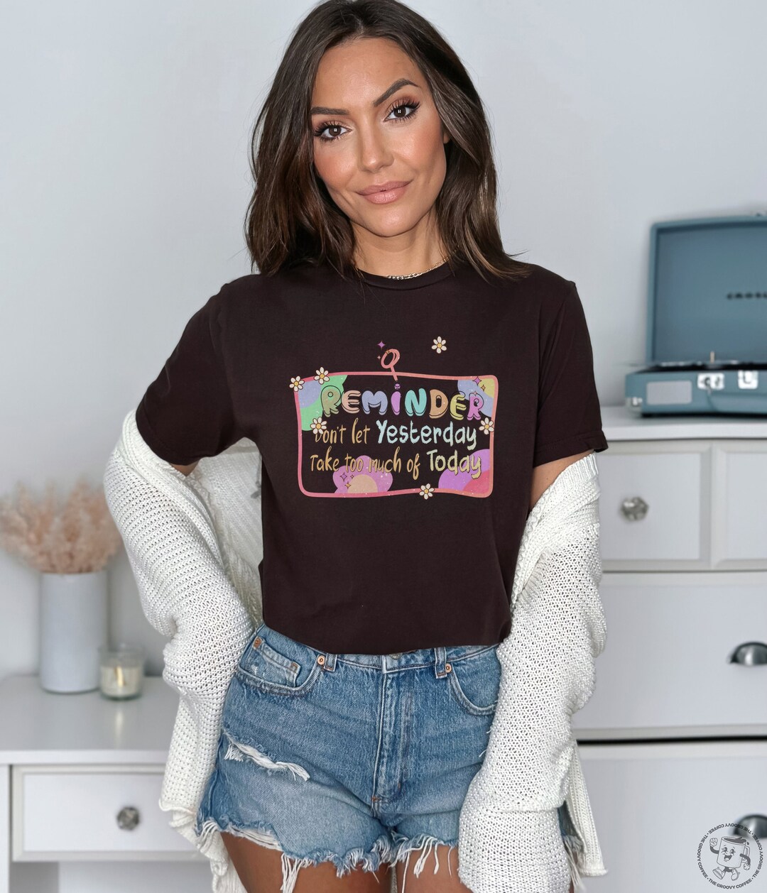 Groove Into Now Tee Positive Vibes Mindfulness Shirts - Etsy
