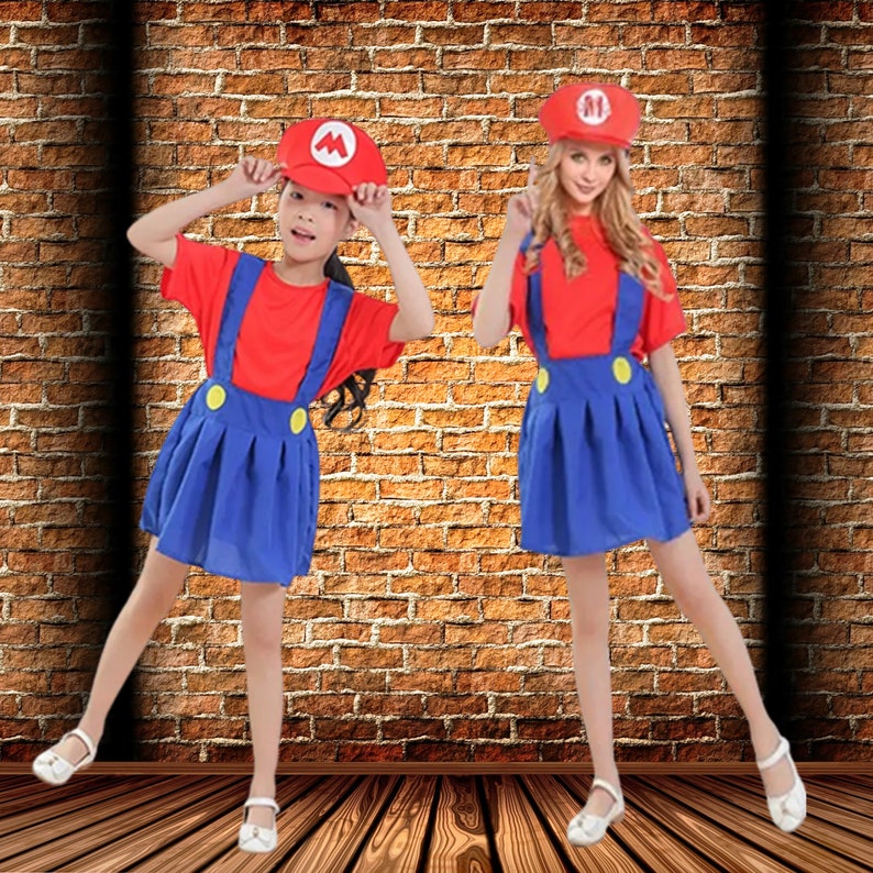 Mario and Luigi Costume for Kids, Mario Costume for Kids, Mario Costume ...
