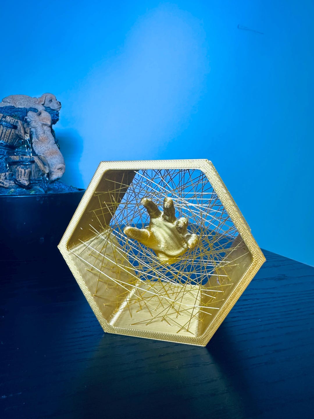 Hexagon Hand Sculpture - Etsy