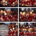 Six Love Heart Bokeh Valentine's Day Backgrounds, Romantic Backdrops ...