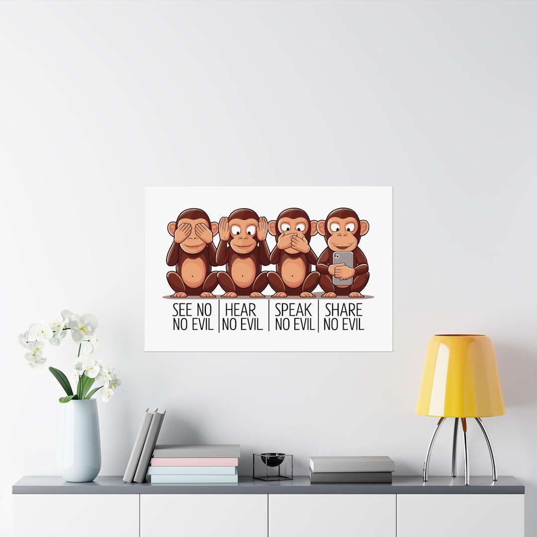 Four Wise Monkeys: A Modern Twist, Three Wise Monkeys Proverb, Life ...