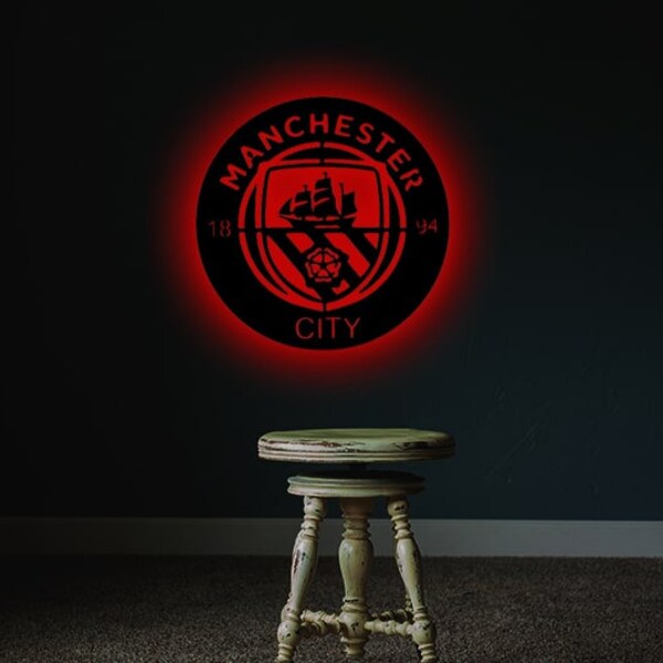 Manchester City Led Logo - Etsy