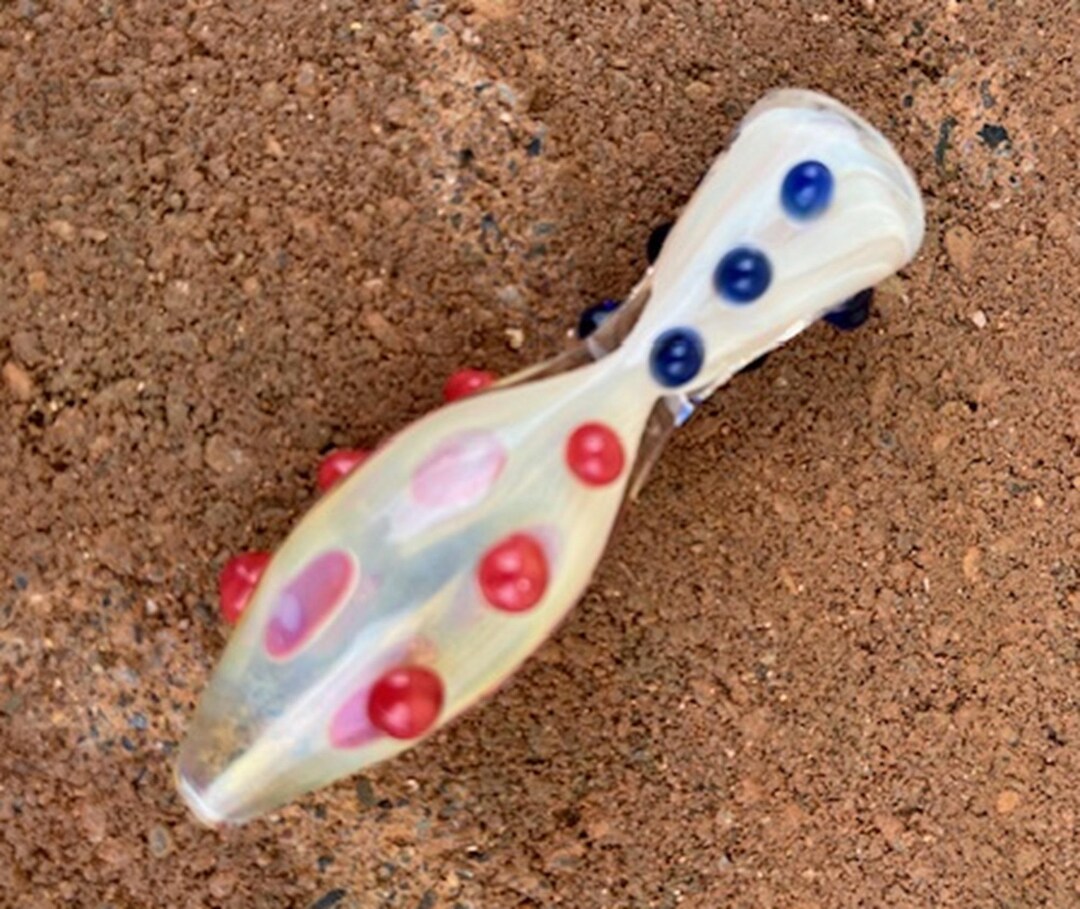 Chillum Glass Pipe Hand-blown, Color Changing Fume Chillum Glass Pipes ...