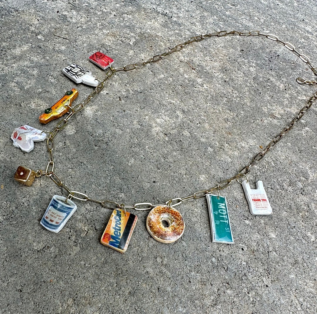 Chinatown Charm Necklace | New York City Necklace | 14k Gold Vermeil ...