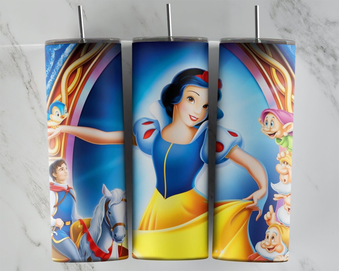Snow White Tumbler Design, 20 Oz Skinny Tumbler Design, Sublimation ...