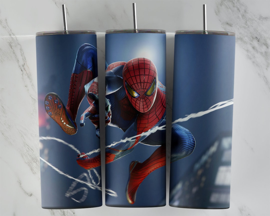 Spiderman Tumbler Design, 20 Oz Skinny Tumbler Design, Sublimation ...
