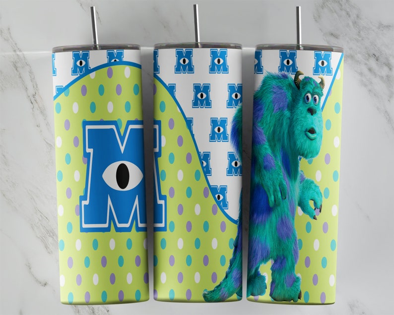 Monsters Inc Tumbler Design, 20 Oz Skinny Tumbler Design, Sublimation ...