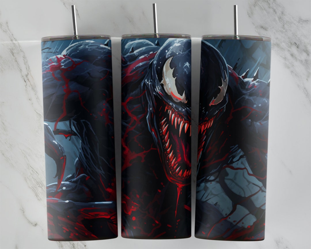 Venom Tumbler Design, 20 Oz Skinny Tumbler Design, Sublimation Image ...