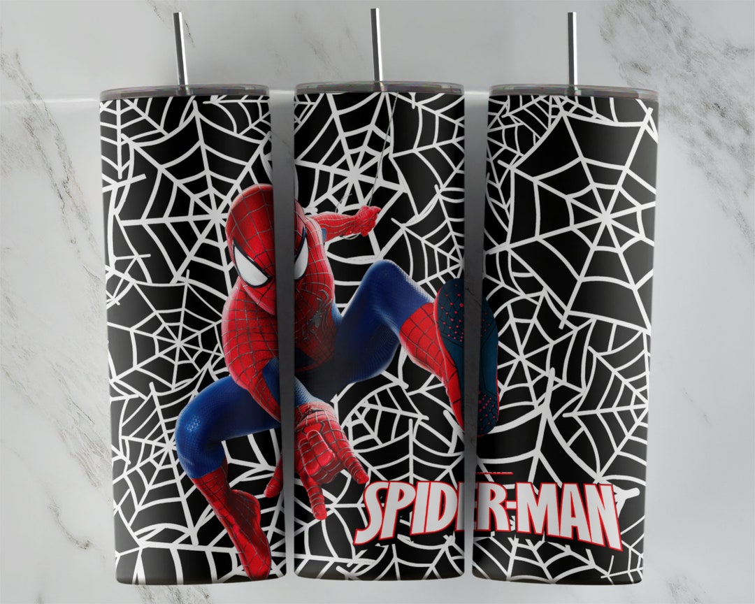 Spiderman Tumbler Design, 20 Oz Skinny Tumbler Design, Sublimation ...
