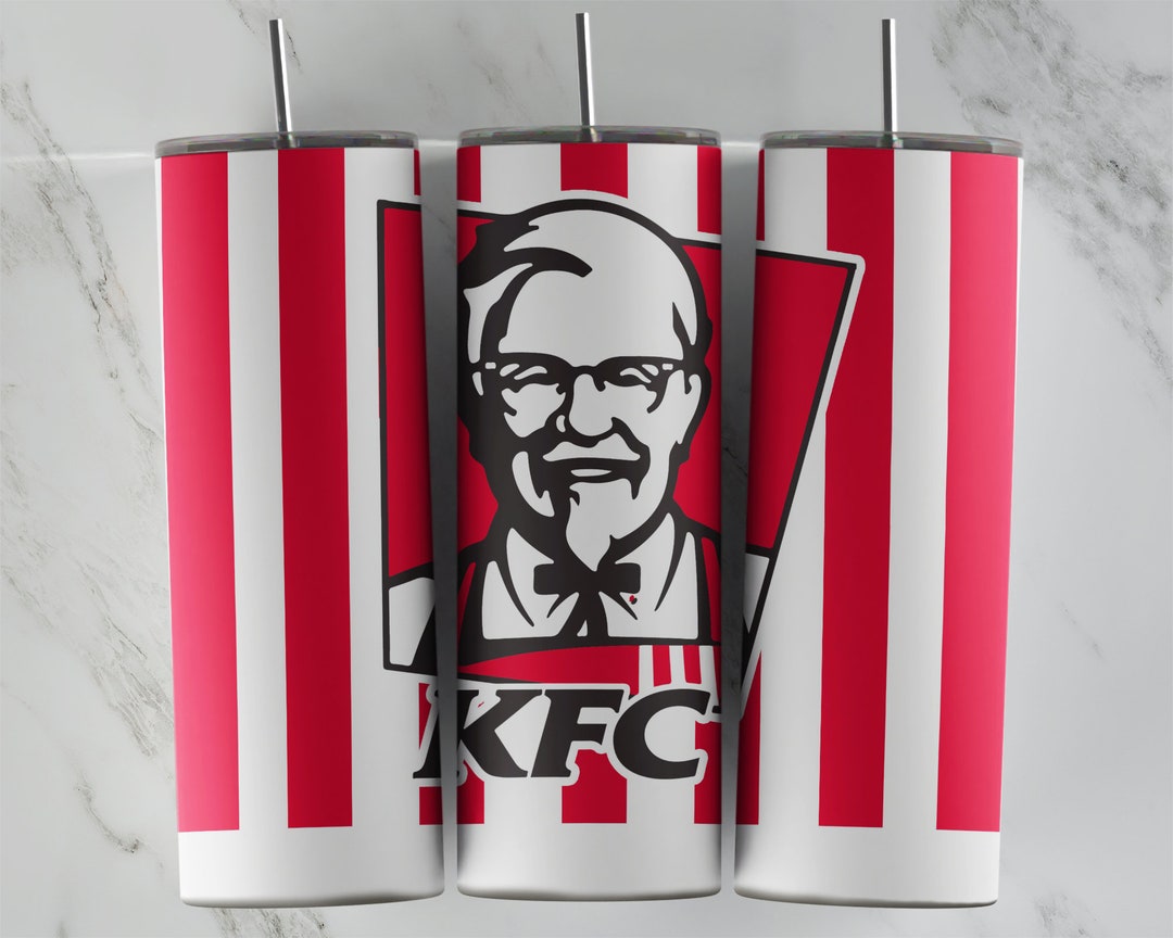 KFC Tumbler Design, 20 Oz Skinny Tumbler Design, Sublimation Image ...