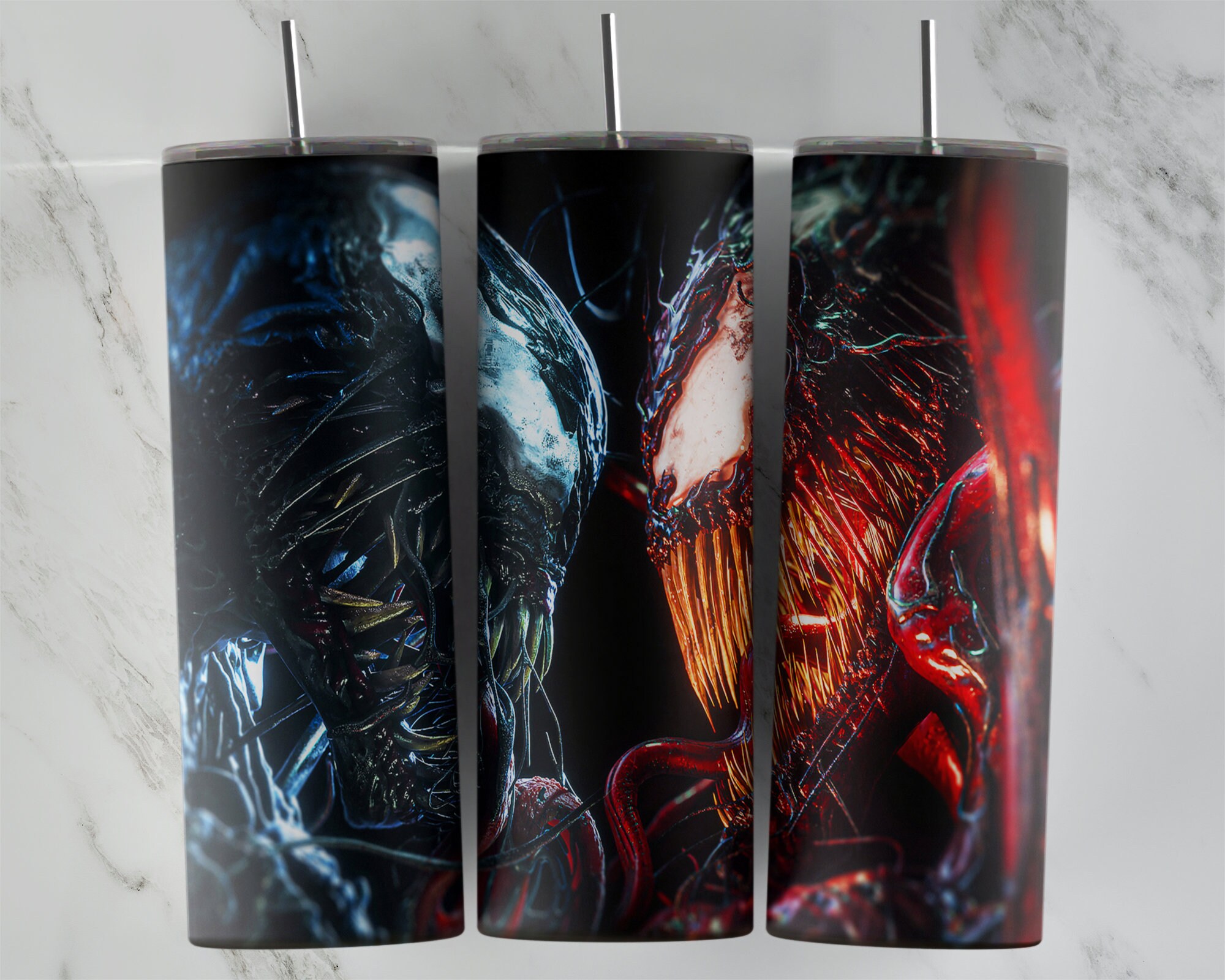 Venom Tumbler Design, 20 Oz Skinny Tumbler Design, Sublimation Image ...