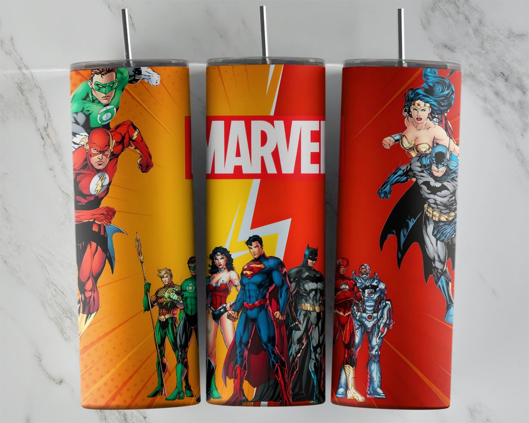 Marvel Tumbler Design, 20 Oz Skinny Tumbler Design, Sublimation Image ...