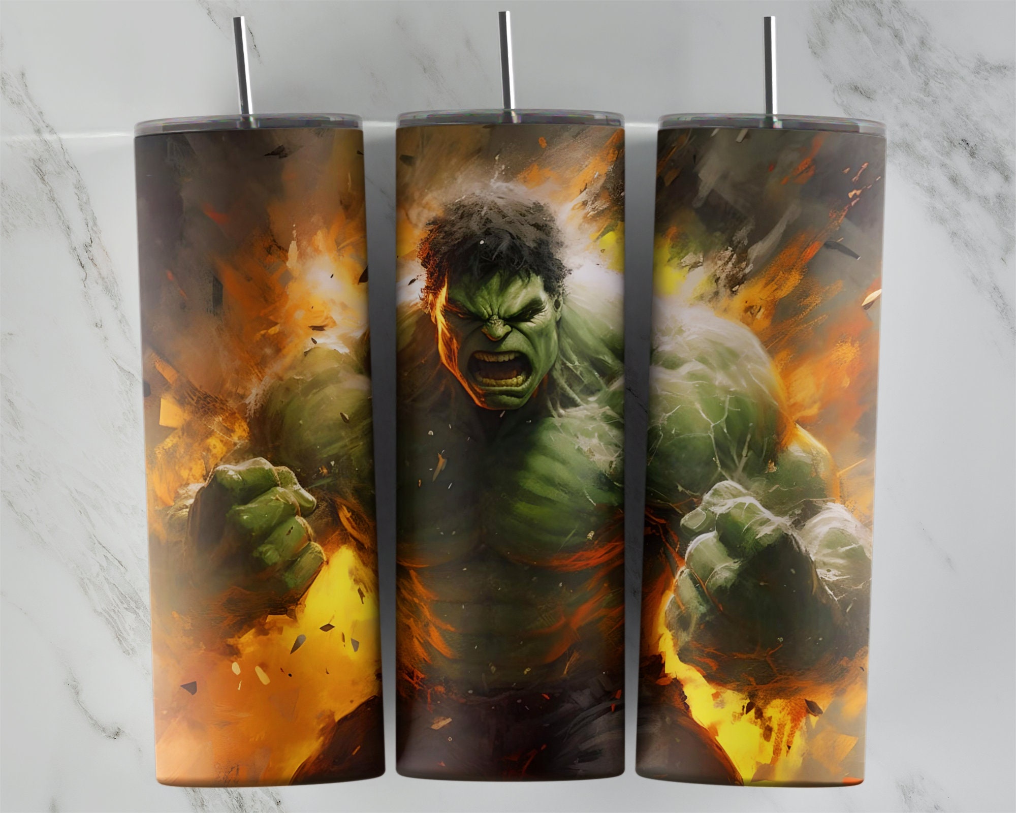 Hulk Tumbler Design, 20 Oz Skinny Tumbler Design, Sublimation Image ...