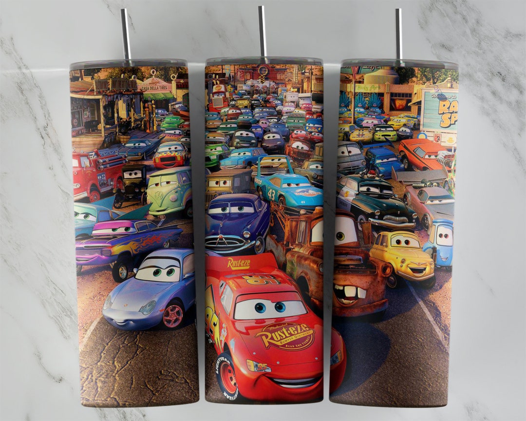 Cars Tumbler Design, 20 Oz Skinny Tumbler Design, Sublimation Image ...
